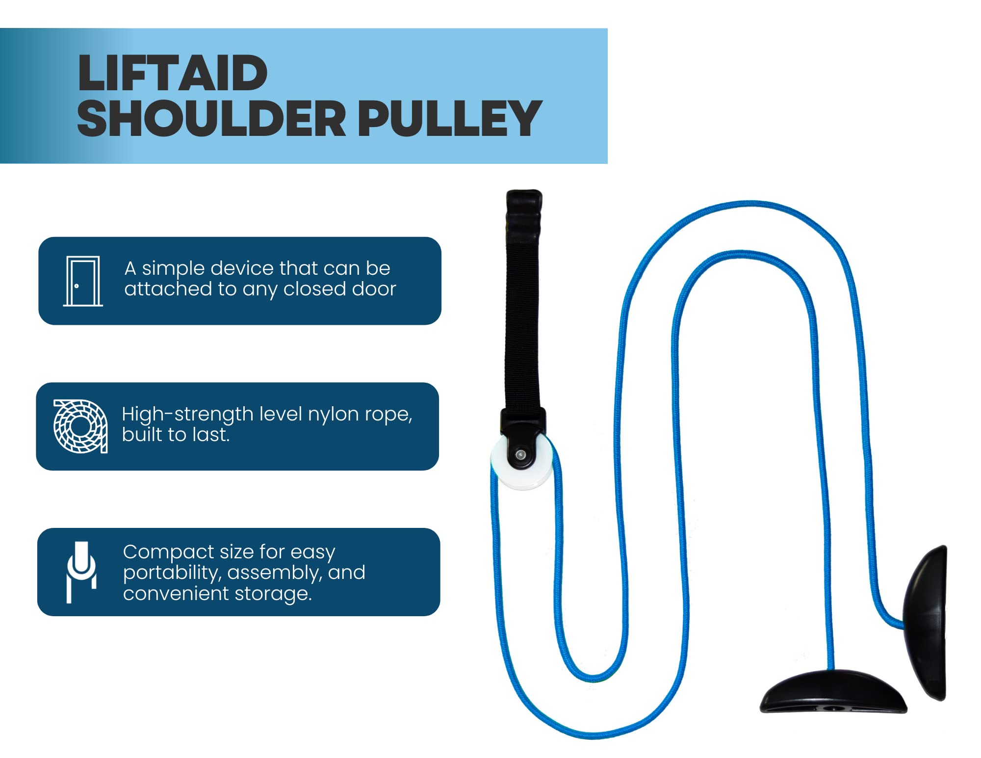 Mua LiftAid Shoulder Pulley for Physical Therapy with Exercise Guide ...