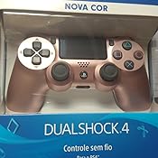 Controle Dualshock 4 - Playstation 4 - Rosa Dourado: Sony: Amazon.com ...