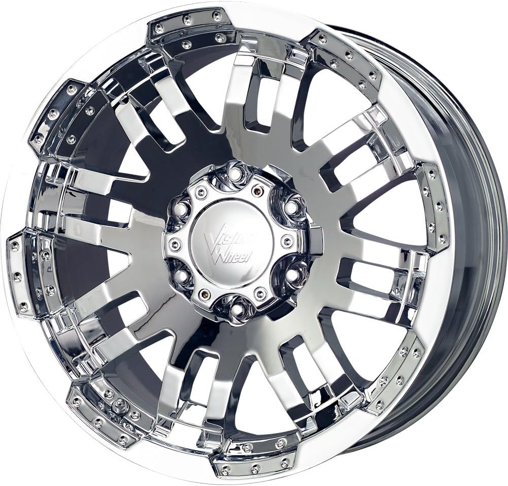 Amazon.com: Vision Warrior 375 Chrome Wheel (18x8"/8x165.1mm): Automotive