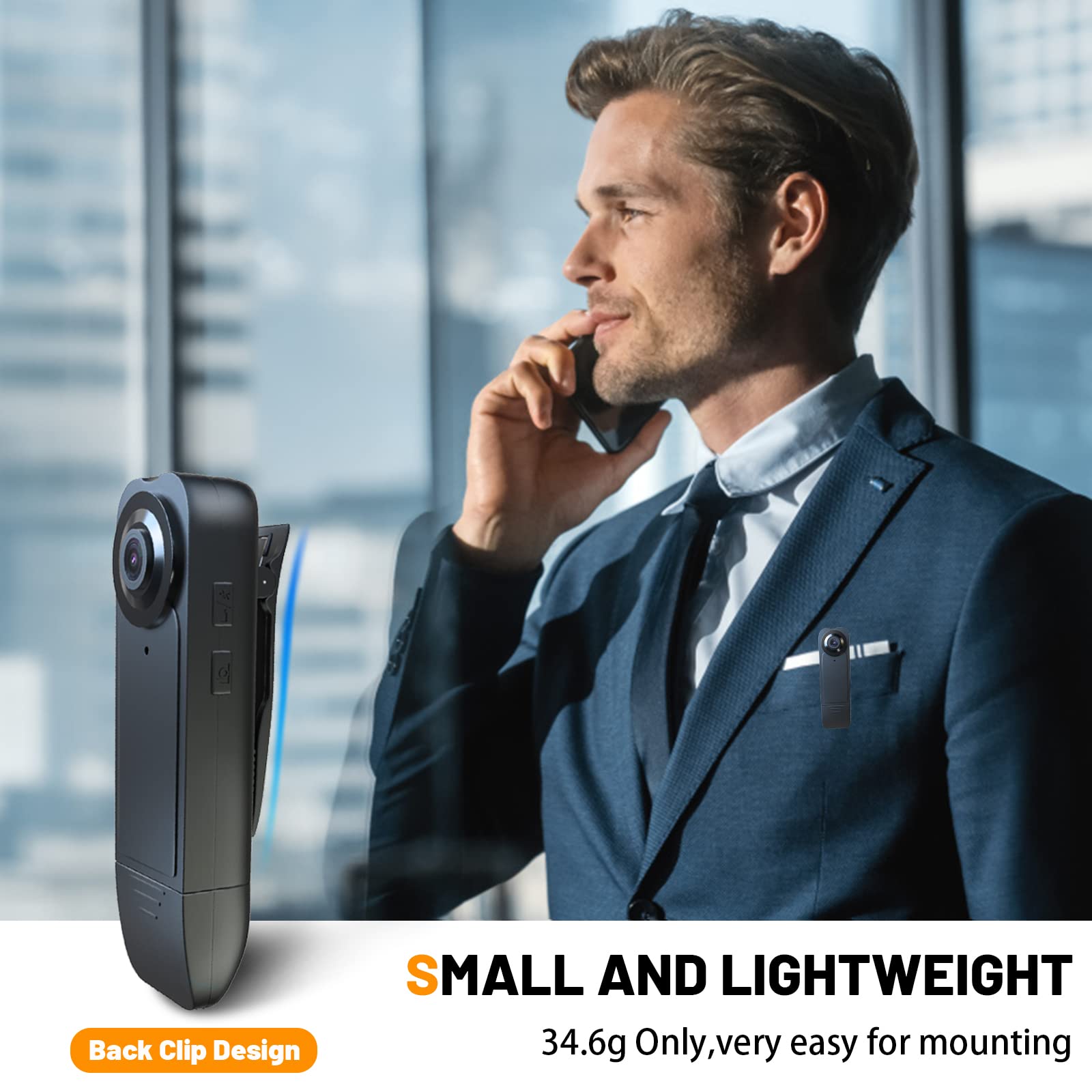 Mua 【Upgraded】 Mini Body Camera with 1080P HD Recording Night Vision ...