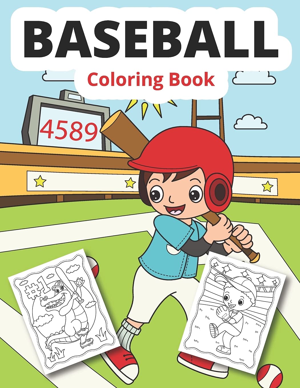 Baseball Coloring Book: For Kids – starkidslearn.com