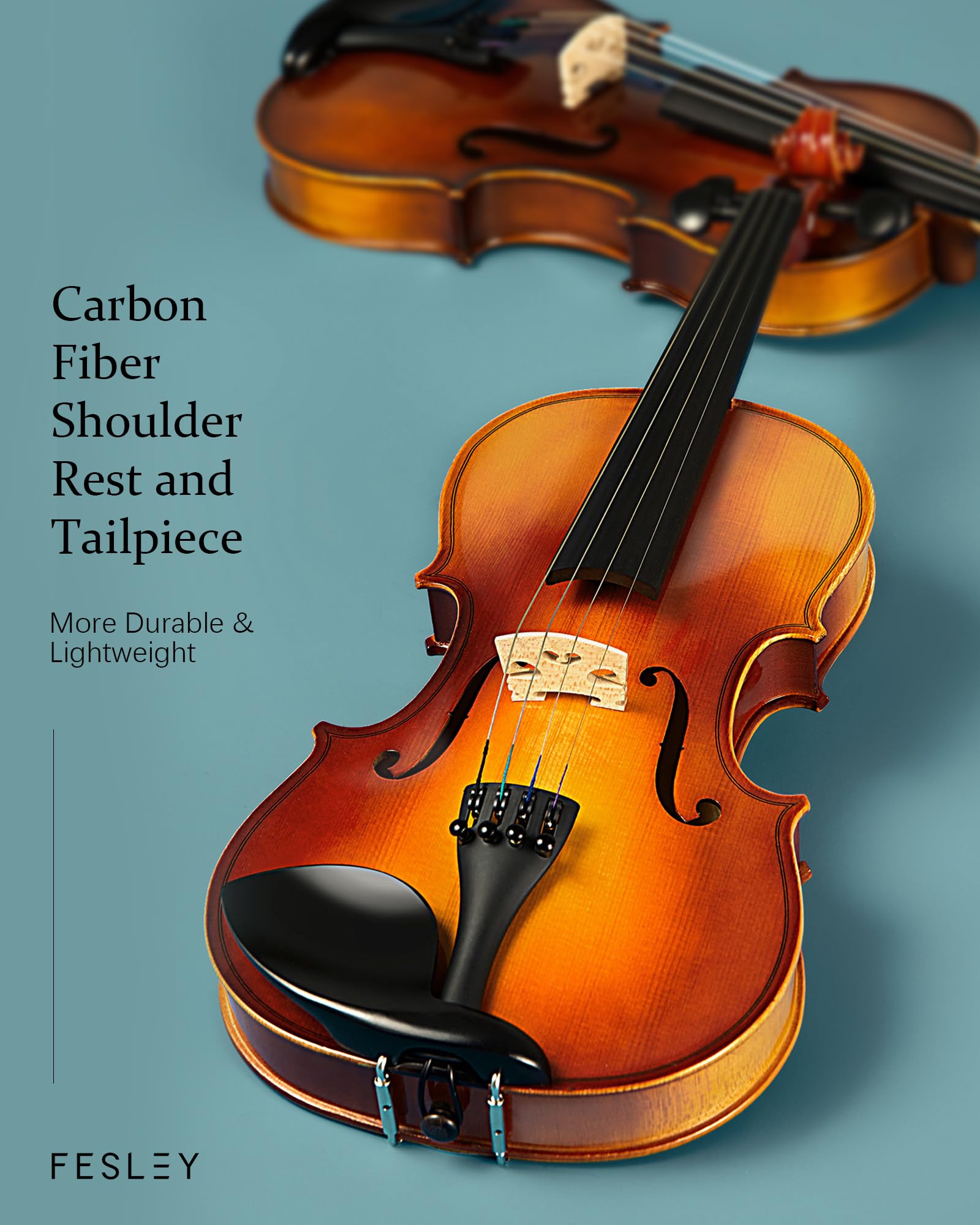 Mua Fesley Violin Fiddle Full Set: 4/4 Polished Violin Kit for ...