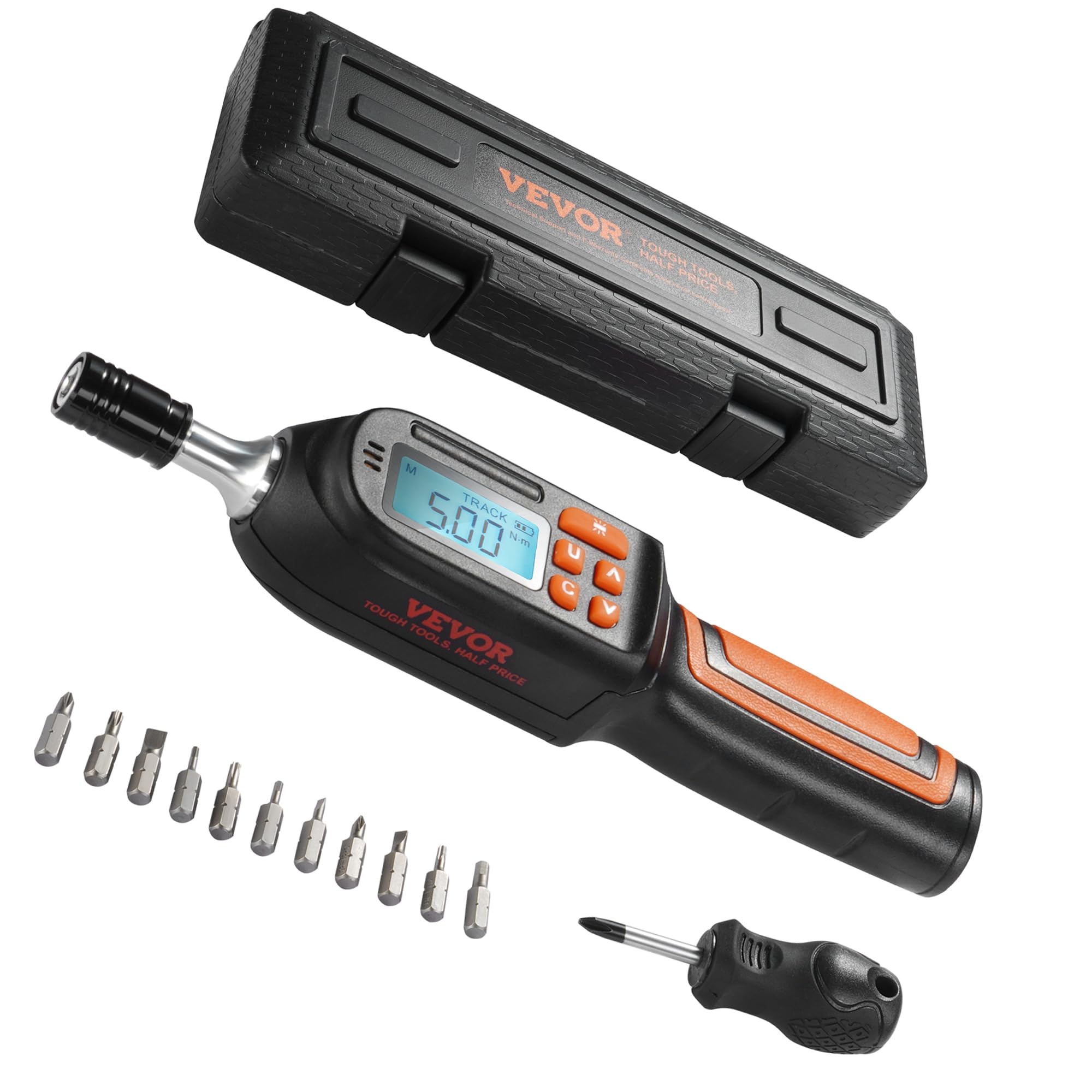 VEVOR Digital Torque Screwdriver 2.65-70.67 in-lbs, Adjustable ...