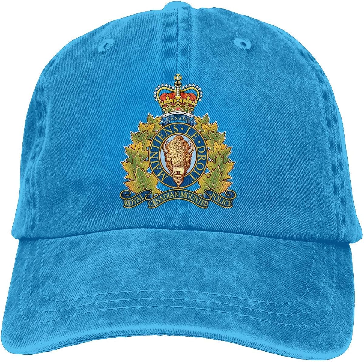 N/A Royal Canadian Mounted Police Adjustable Baseball Caps Denim Hats ...
