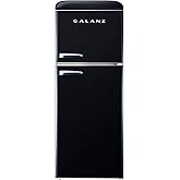 Amazon.com: Galanz GLR31TRDER Retro Compact Refrigerator with Freezer Mini Fridge with Dual ...