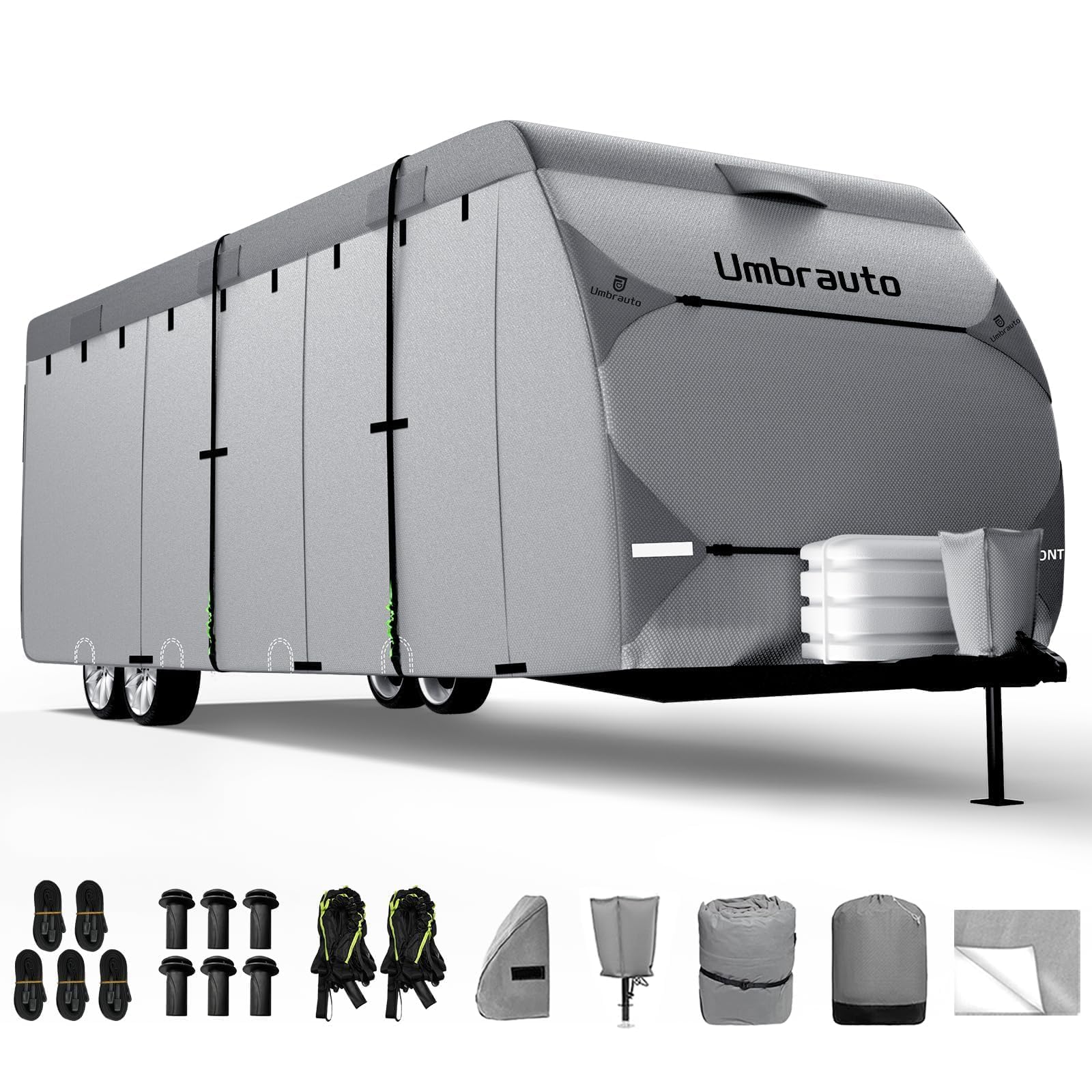 Umbrauto RV Cover 22-24ft: 7 Layers Travel Trailer Cover, Waterproof ...