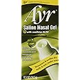 Ayr Saline Nasal Gel, with Soothing Aloe, 0.5 Ounce Tube (Pack of 3 ...