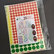 G.F. Gommettes Rondes, Gommettes Enfants, 35 Plaquettes de gommettes ...