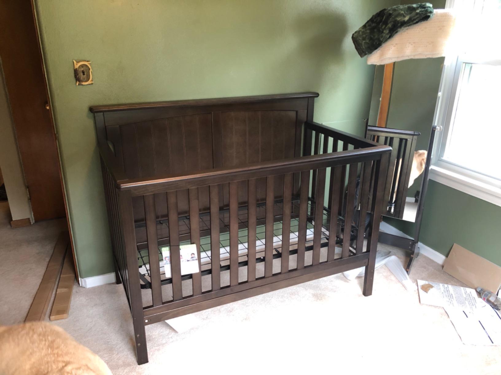 $47/mo - Finance Child Craft Sheldon 4-in-1 Convertible Crib, Slate ...