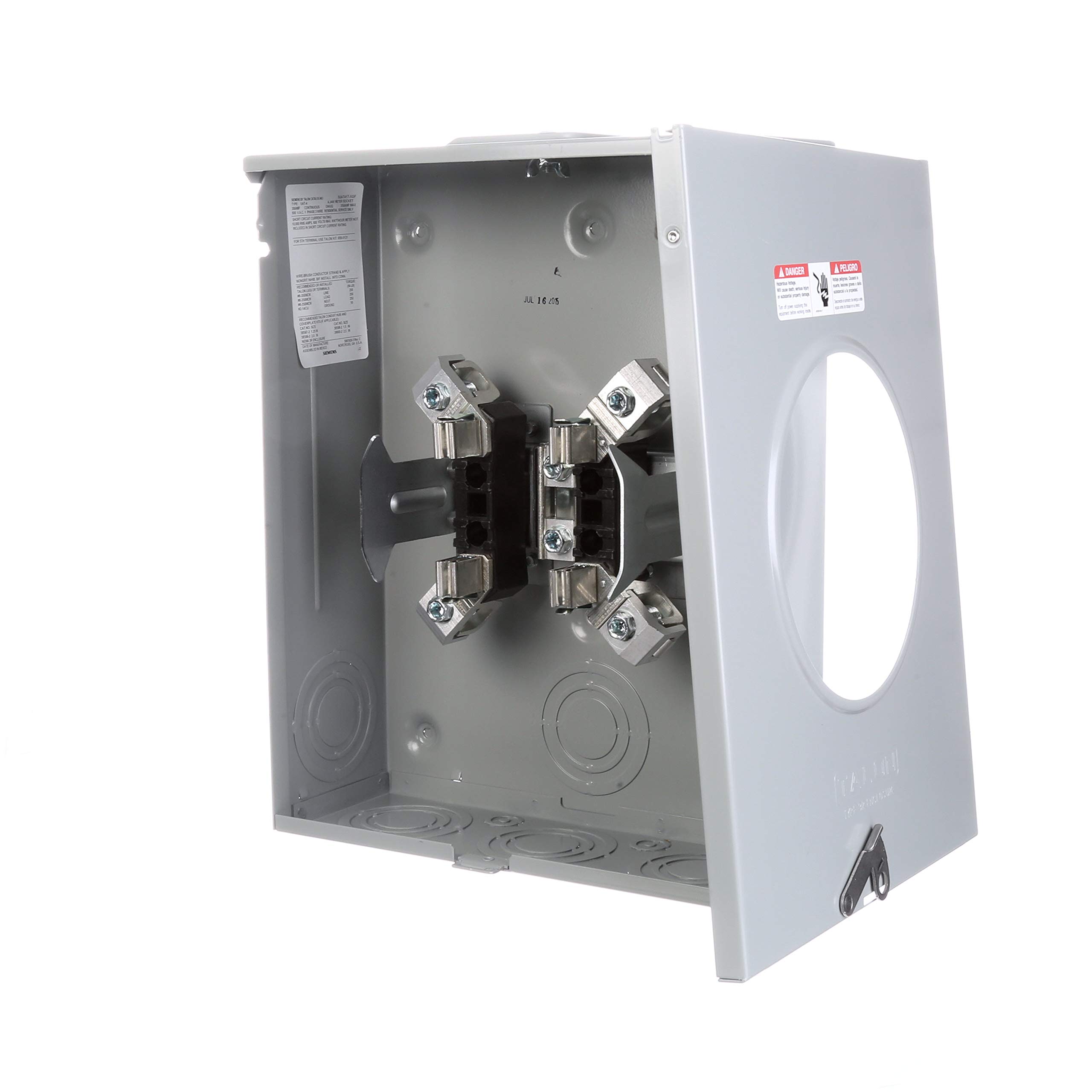 Siemens SUAT417-XGF 200-Amp Overhead or Underground Feed Meter Socket ...