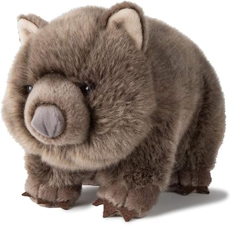 WWF WWF00837 Wombat Plush Realistic Soft Toy 11" Tall: Amazon.co.uk ...