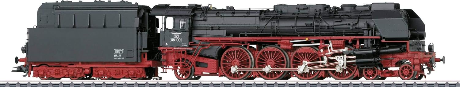 TRIX H0 T22912 H0 Dampflok BR 08 1001 der DR: Amazon.de: Spielzeug