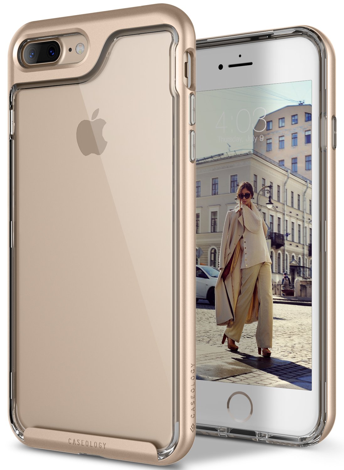 Caseology iPhone 7 Plus Case, [Skyfall Series] Transparent Clear Slim ...