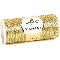Amazon.com: DMC Diamant Metallic Needlework Thread, 38.2-Yard, Light Gold