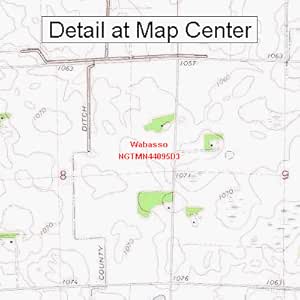 Amazon.com : USGS Topographic Quadrangle Map - Wabasso, Minnesota ...