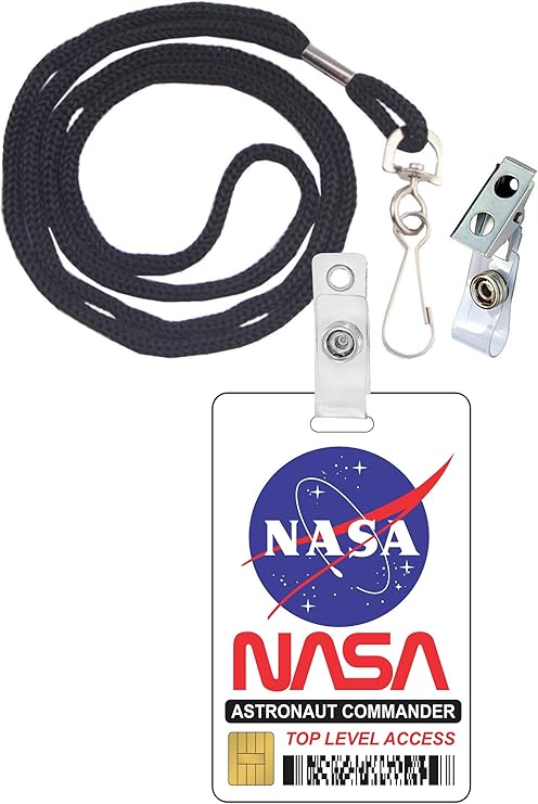 NASA Astronaut Commander - Insignia de identificación para disfraz y ...