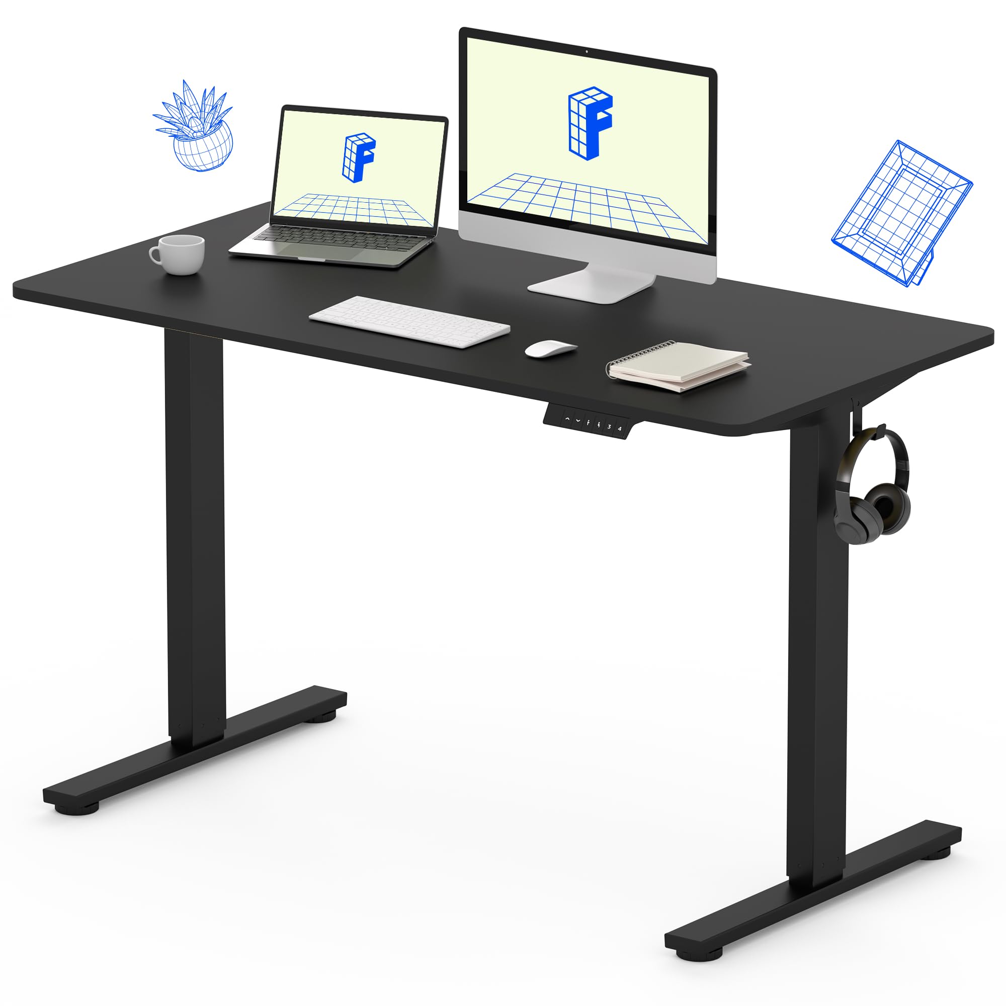 Mua FLEXISPOT EN1 Whole-Piece Standing Desk 48 x 24 Inches Electric ...