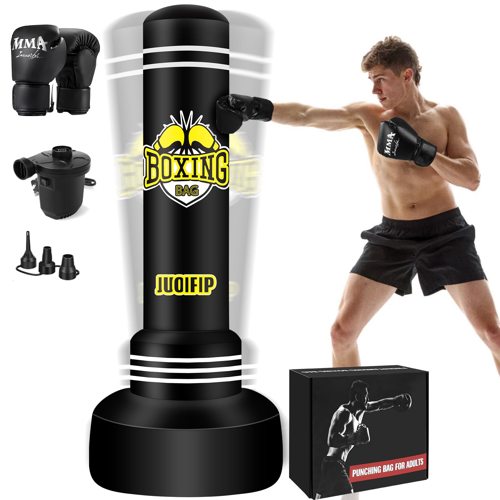 Freestanding Punching Bag for Adults, 69" Boxing Punching Bag for ...