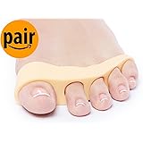 Amazon.com : Toe Separator Socks, Gel Toe Separators 1 Pair Gel Lined ...