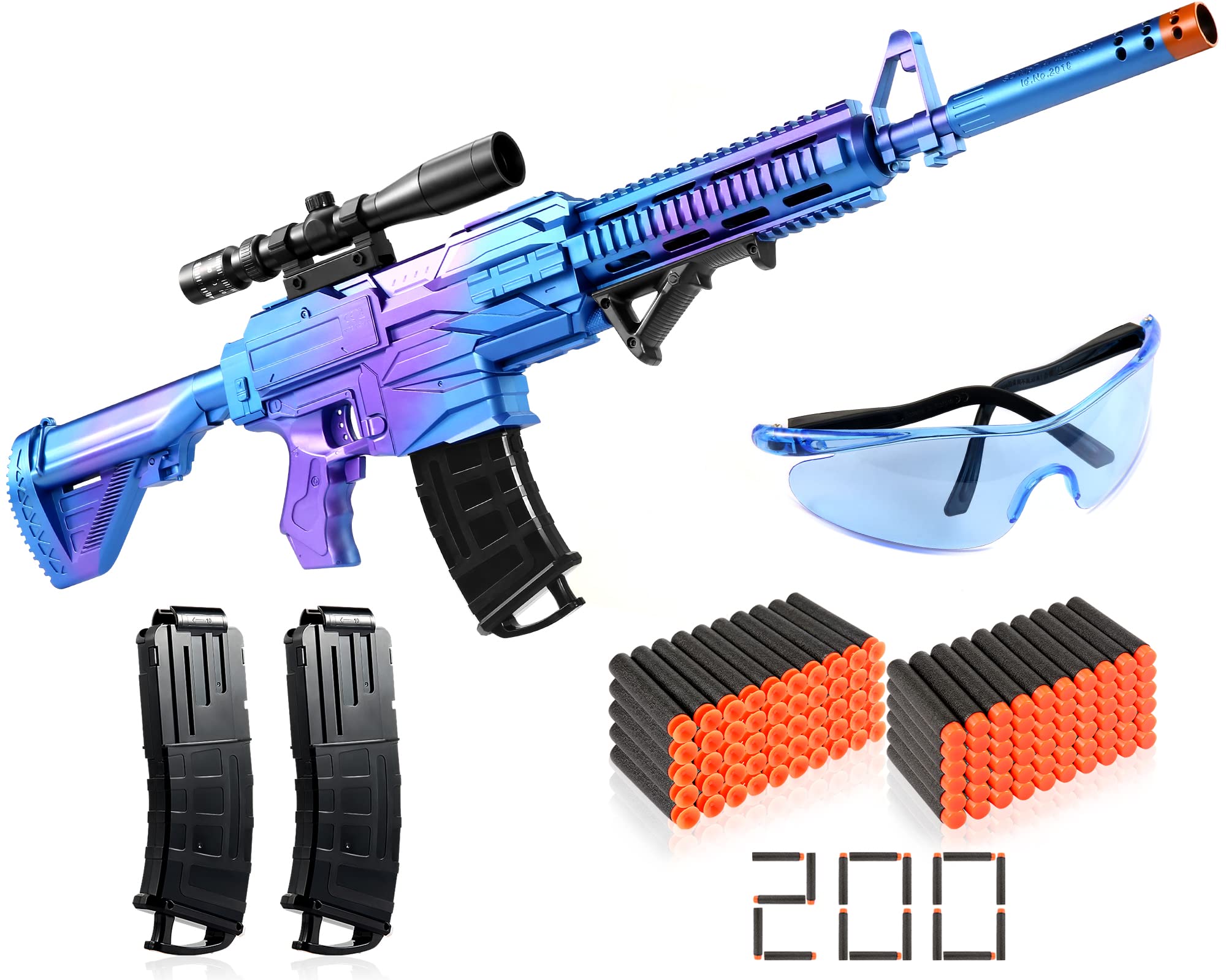 Topsolid Automatic Machine Toy Gun for Boys 8-12 Years Old, Electric ...