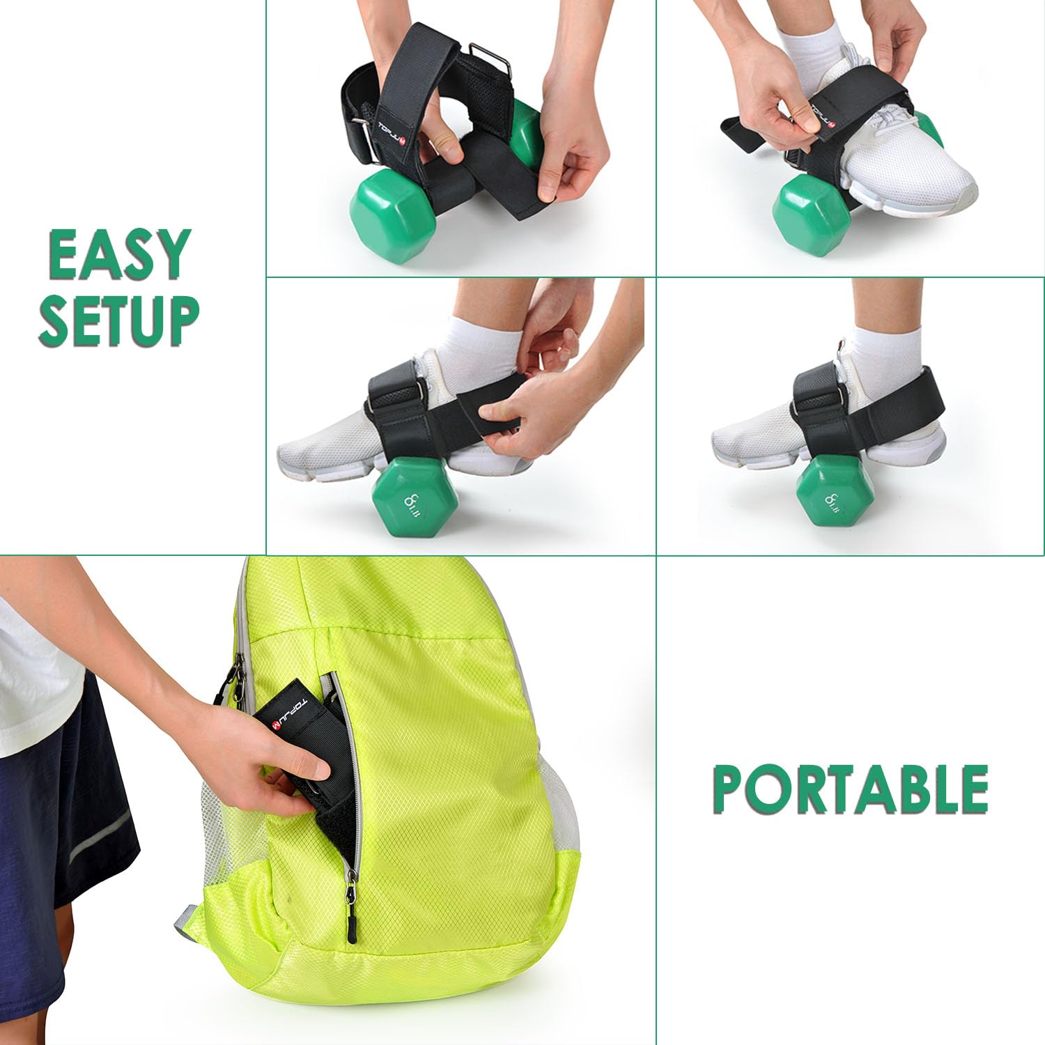 Mua Dumbbell Foot Attachment, Tibialis Trainer, Adjustable Ankle ...