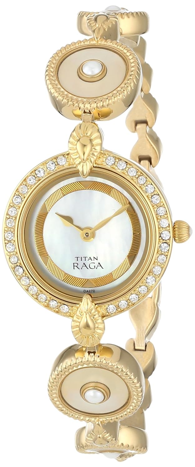 Buy Titan Raga Analog Mother of Pearl Dial Women's Watch - NE9903YM02J ...