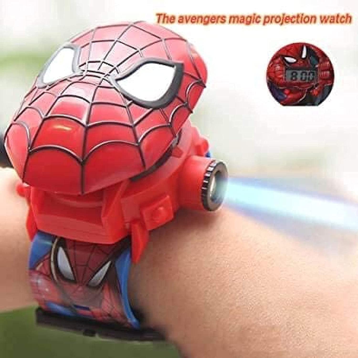 Mua 24 Superhero Figures Spiderman Watch Projector, Spiderman ...