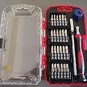 AmazonBasics 51-Piece Precision Screwdriver Bit Set: Amazon.in: Home ...