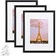 Amazon.com - upsimples 9x12 Picture Frame Set of 3,Made of High Definition Glass for 6x8 with ...