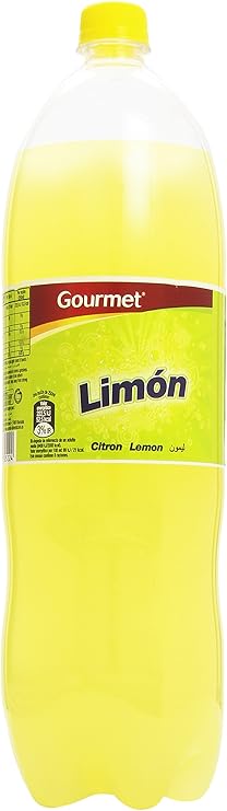 Gourmet Refresco y Aromatizada con Limón - Paquete de 6 x 2000 ml ...