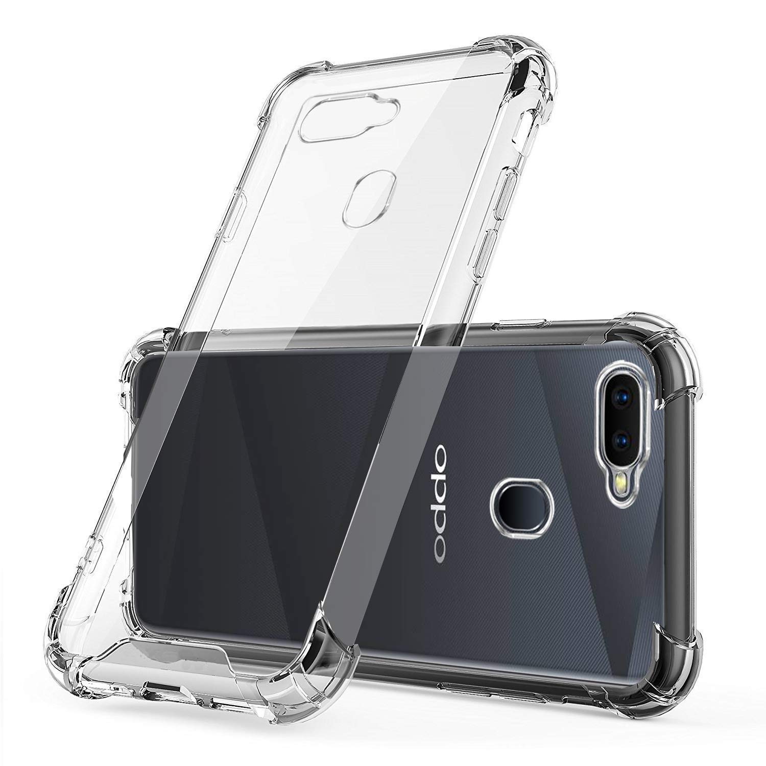 Hifad Case Transparent Back Cover for Oppo A12 : Amazon.in: Electronics