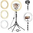 Amazon.com: 13 inch Ring Light with Floor Stand(Ringlight Kit Totally ...