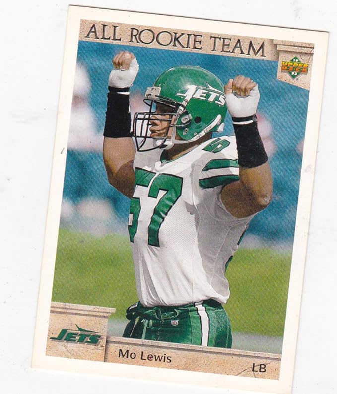 Amazon.com: Mo Lewis Football Card (New York Jets) 1992 Upper Deck ...