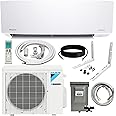 Amazon.com: Daikin 24,000 Btu 18 SEER2 Ductless Mini-Split bundled Wall Mount Heat Pump Air ...