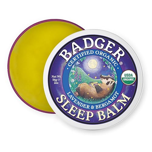 Badger - Natural Sleep Balm, Lavender & Bergamot, Relaxing and Calming ...