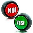 Amazon.com: Yes Button and No Button with Sound, Answer Buzzers Set of ...