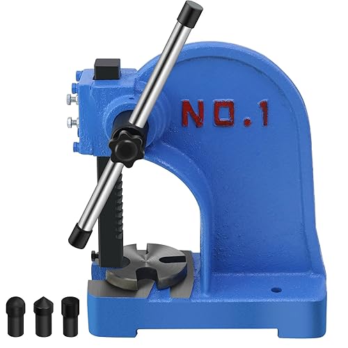 Arbor Press 1 Ton,Manual Desktop Punch Press Machine,5.5" Work Height ...