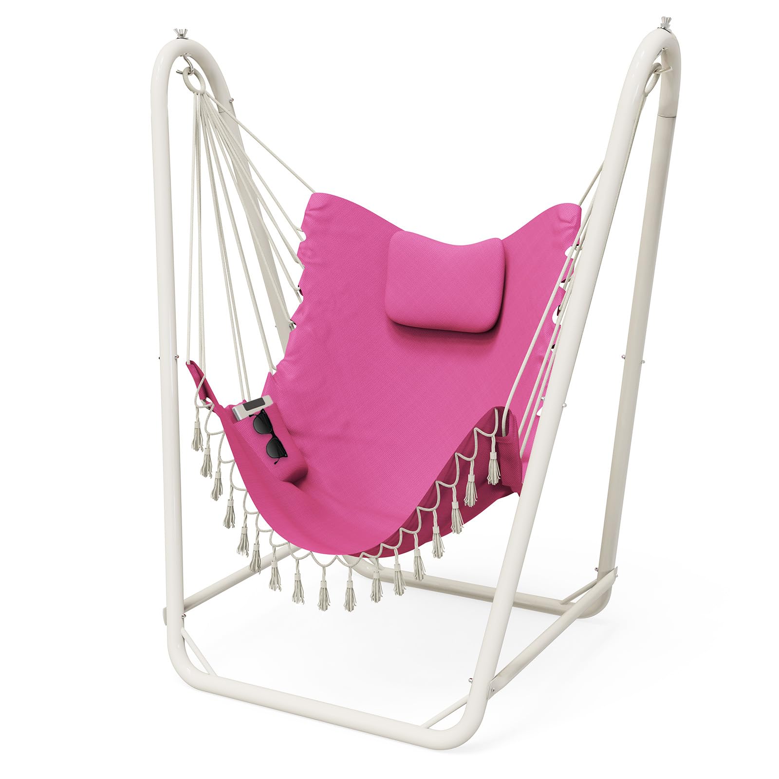 Hammock Chair with Stand,Heavy-Duty Hanging Chair with Stand, for ...
