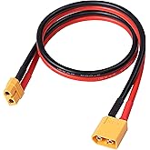 Amazon.com: GINTOOYUN XT60 Splitter Extension Cable 1 Female to 3 Male Connector Adapter,12AWG ...
