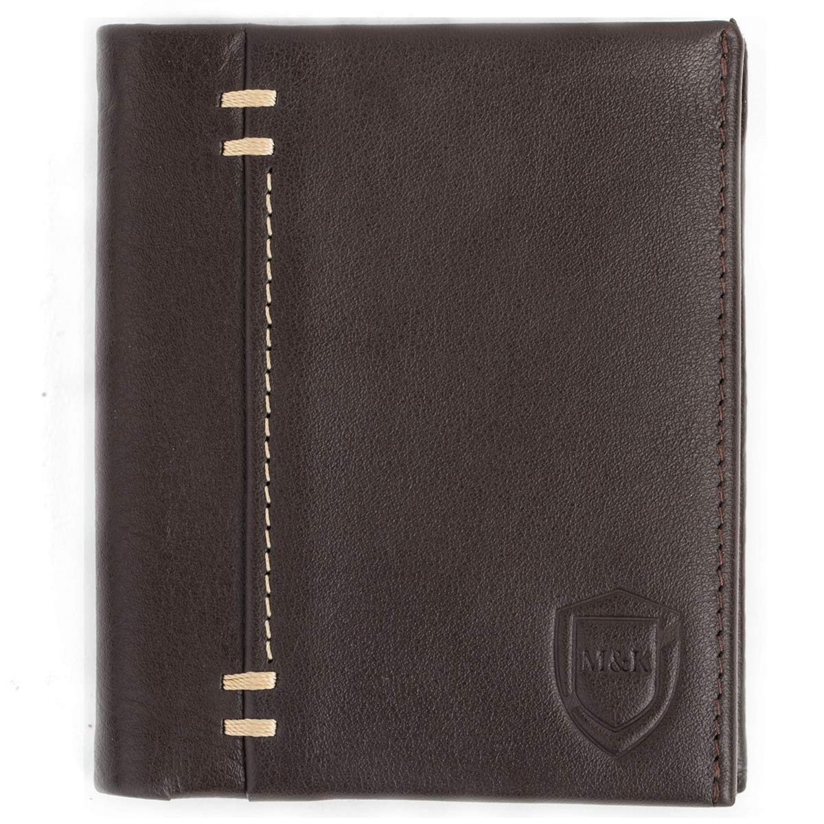 Buy MONKS & KNIGHTS Men's Wallet Brown Leather Wallet for Men Genuine ...