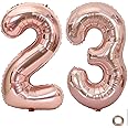 Amazon.com: 40 Inch Large Number 23 Balloon Foil Balloons Jumbo Foil ...