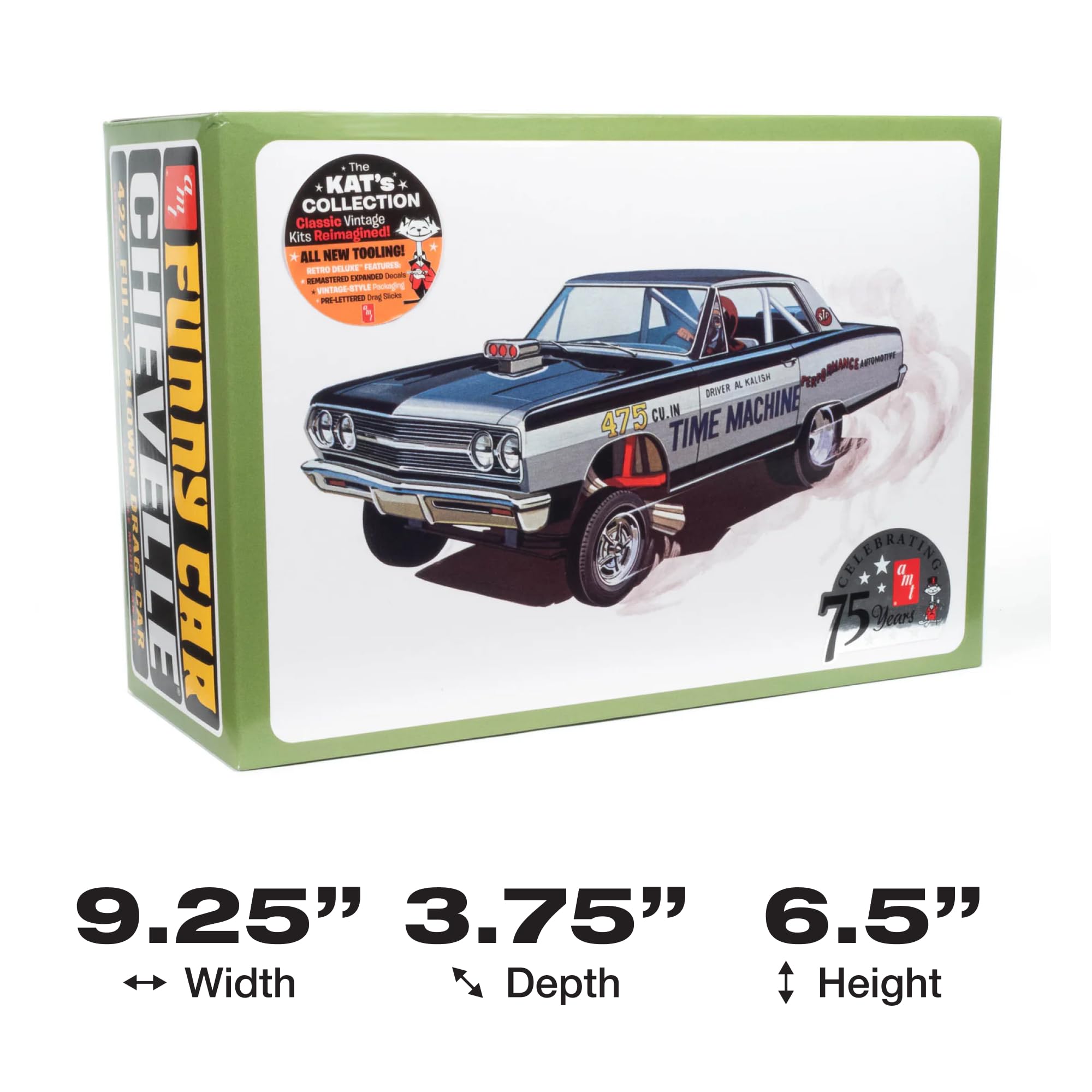 Mua 1965 Chevy Chevelle AWB Time Machine 1:25 Scale Model Kit trên Amazon Mỹ chính hãng 2024 | Fado