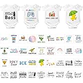 Amazon.com: Dazoratix Baby Iron on Decals - 36 PCS Cute Animals Iron ...