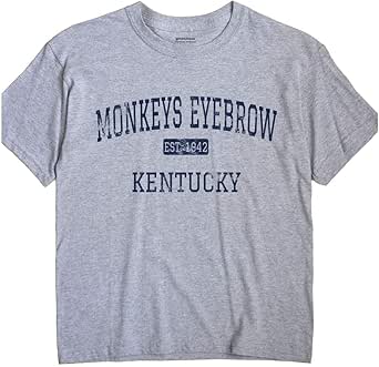 Amazon.com: Monkeys Eyebrow Kentucky T-Shirt EST: Clothing