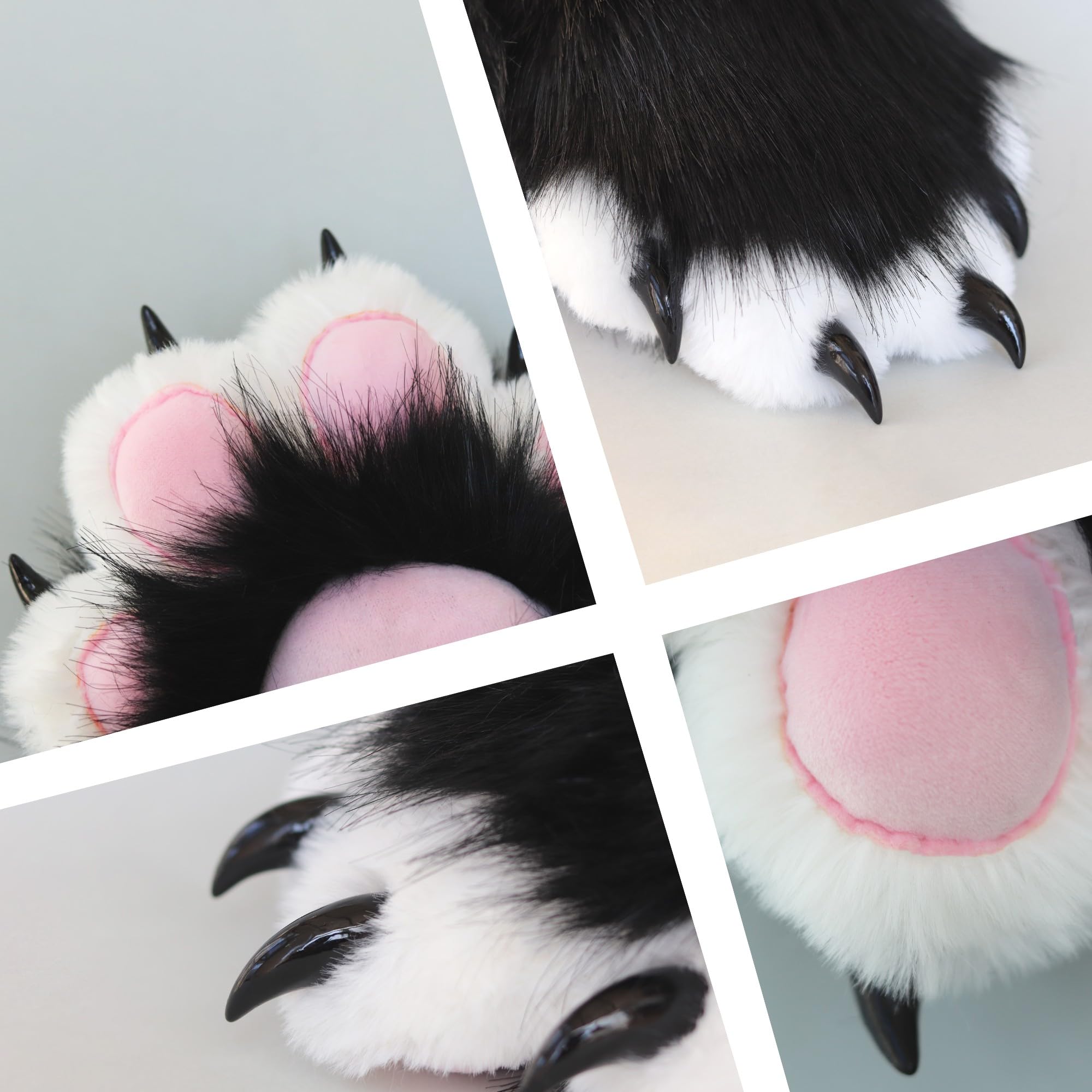 Mua NexinEstic Therian Paws Comfy Furry Paws Faux Fur Fursuit Paws ...