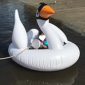 Amazon.com: Intex Mega Swan, Inflatable Island, 76.5" X 60" X 58": Toys ...