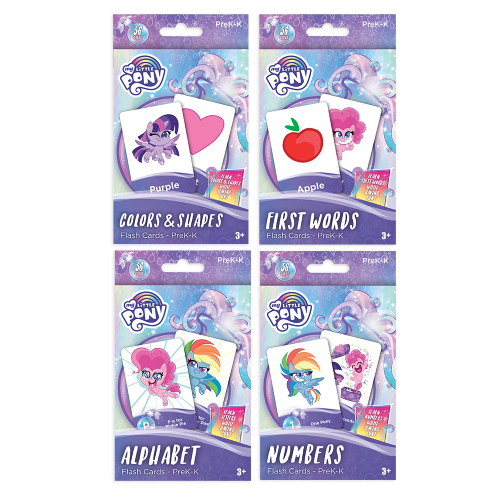 Mua My Little Pony Flash Cards for Preschool and Kindergarten - 4 Sets ...