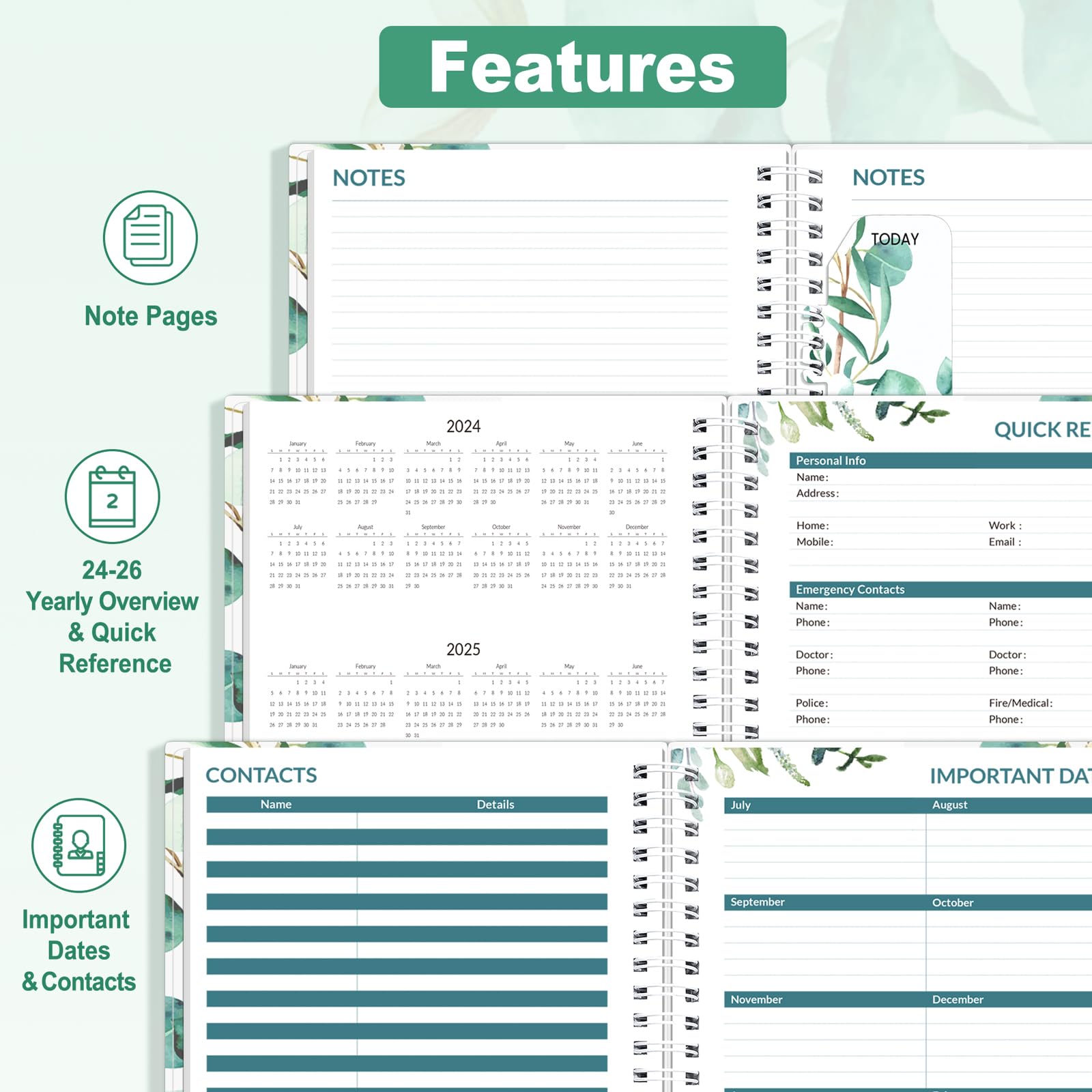 Mua SUNEE Academic Planner 2024-2025 Weekly and Monthly - from August ...