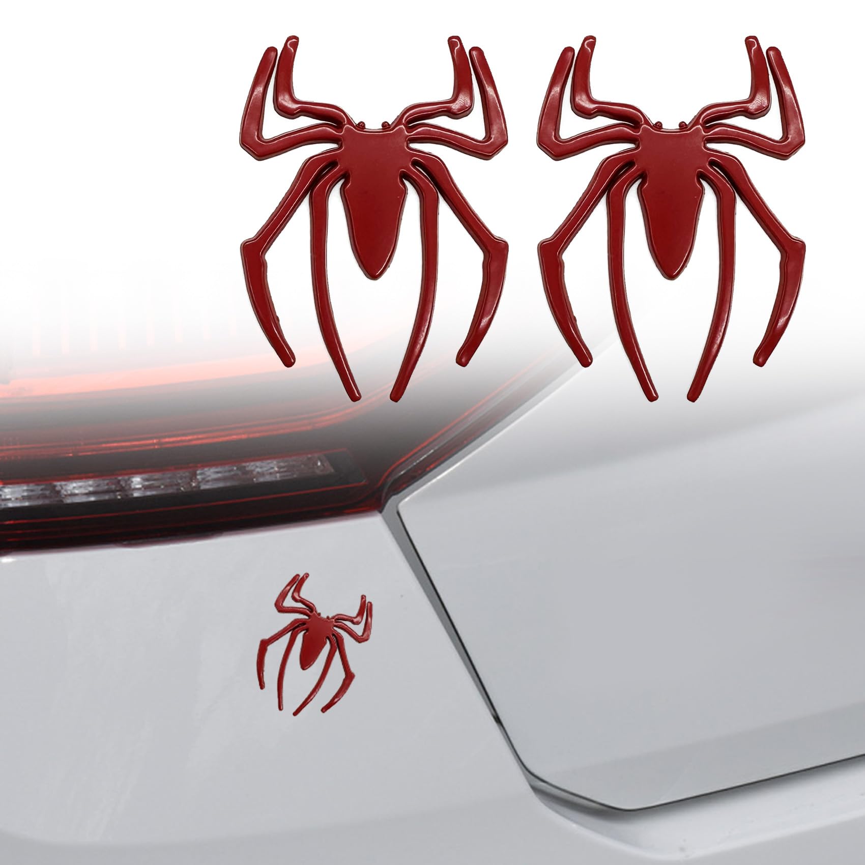Mua 2PCS 3D Spider Emblem, Spider Logo Emblem Badge Sticker, Metal ...