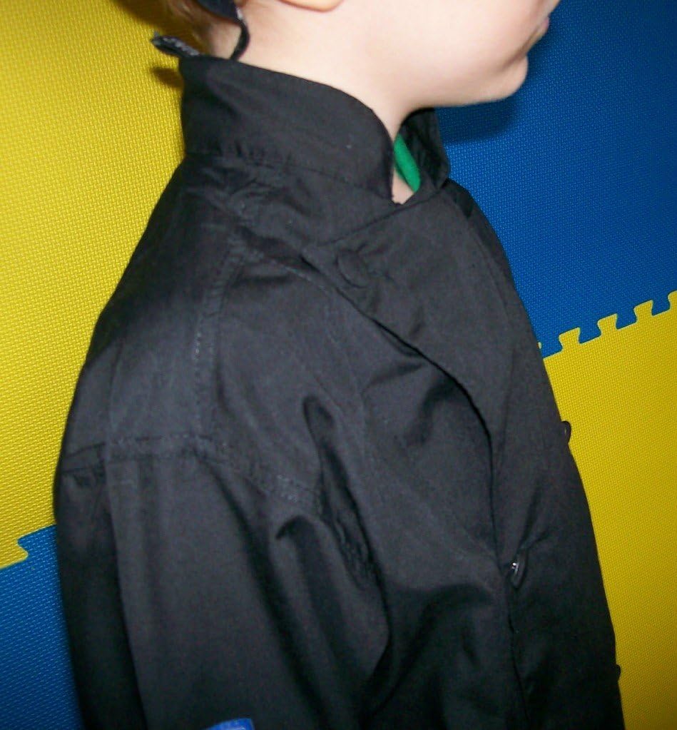 Amazon.com: CHEFSKIN Kids Children Halloween Costume Chef Black Jacket ...